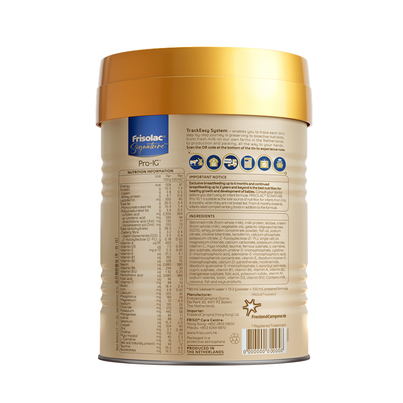 FRISOLAC® SIGNATURE™ 1號 400克 – Friso HK